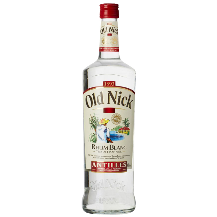Old Nick rhum blanc traditionnel 40% 70cl - Grandes Marques
